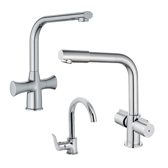 Boosting our product options across the kitchen tap range.