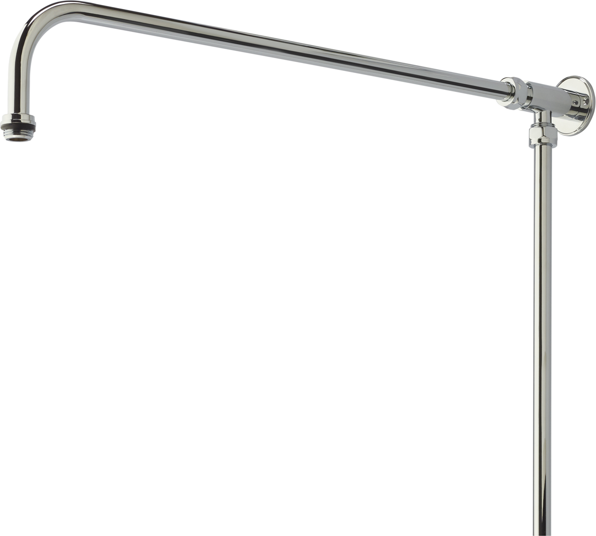 1901 Chrome Fixed Riser Shower Rail | Bristan
