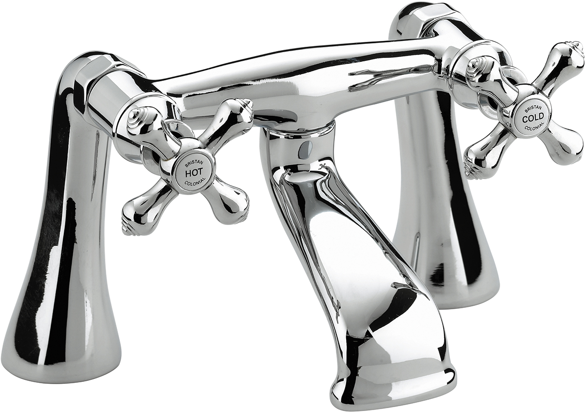 Colonial Chrome Bath Filler | Bathroom Taps | Bristan