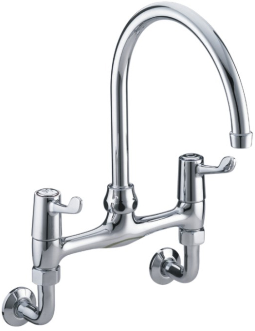 Lever Wall Mounted Bridge Sink Mixer | Taps | Bristan