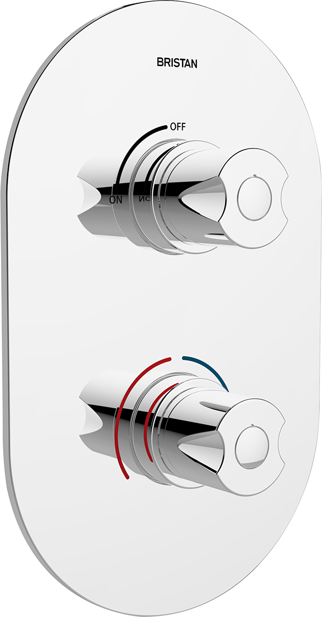 Artisan Recessed Thermostatic Dual Shower Valve | Bristan