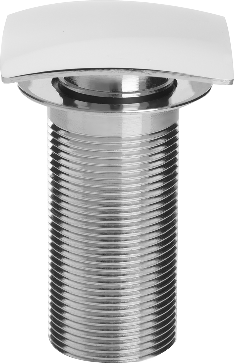 Square Clicker Basin Waste Chrome Unslotted | Bristan