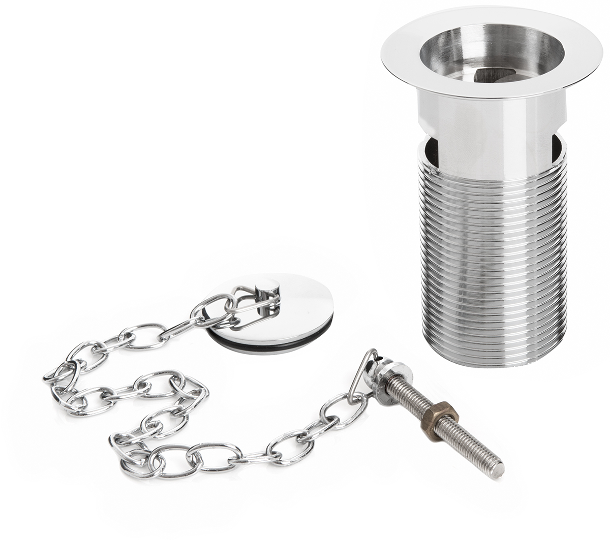 Basin Waste with Plug Chrome Plated Slotted | Bristan