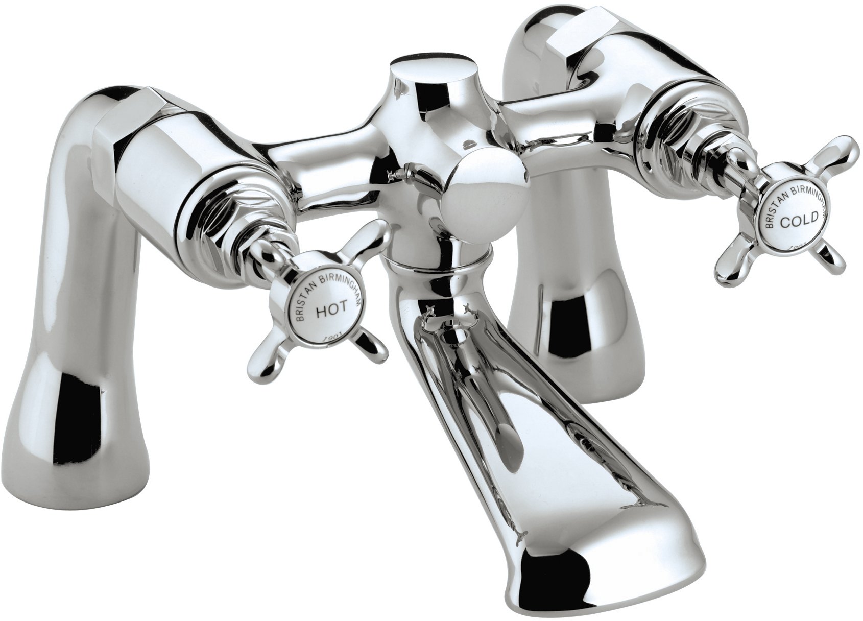 1901 Pillar Bath Filler Chrome | Bathroom Taps | Bristan
