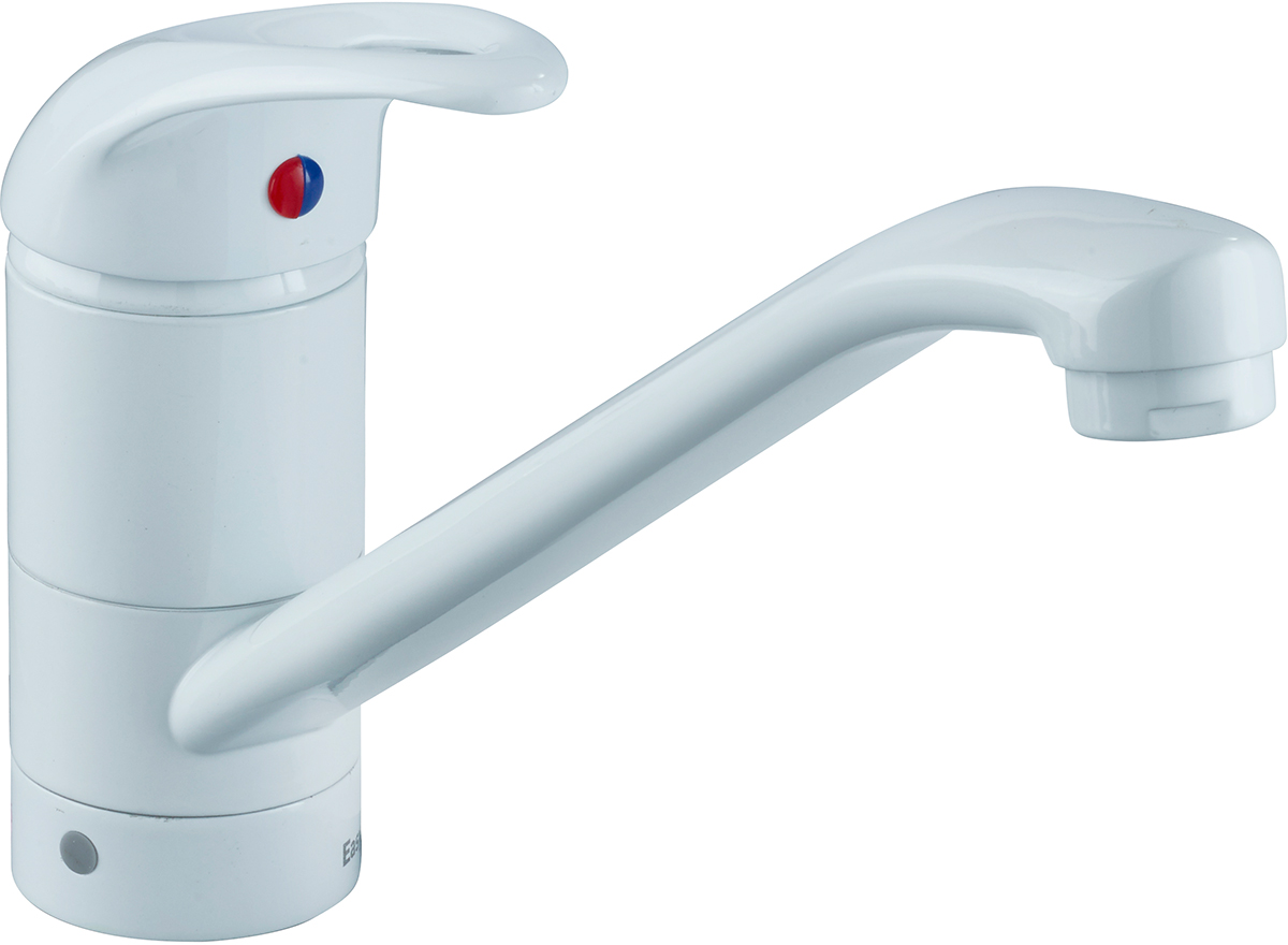Java Single Flow Easyfit Sink Mixer White | Taps | Bristan