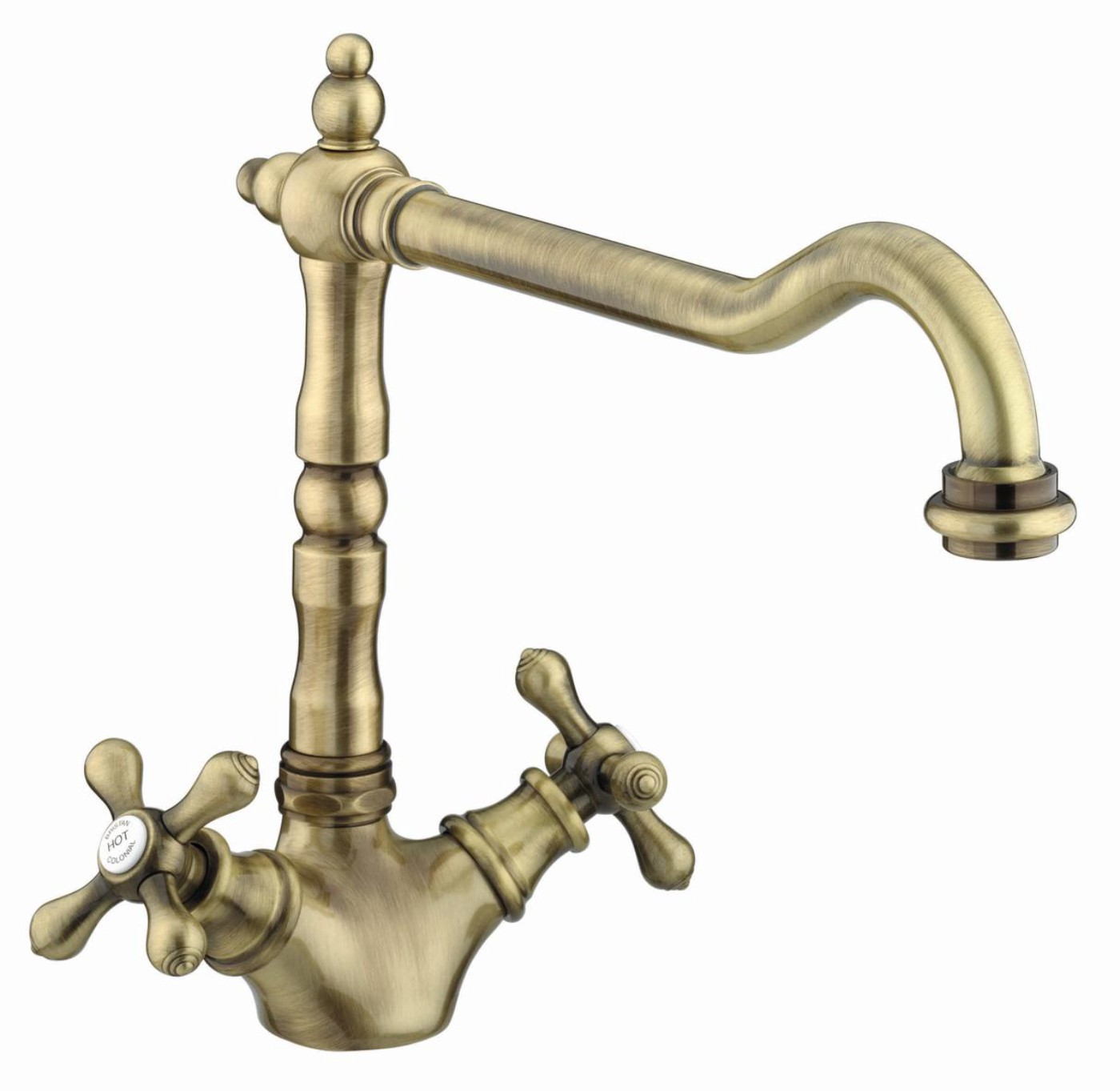 Colonial Easyfit Sink Mixer Antique Bronze | Taps | Bristan