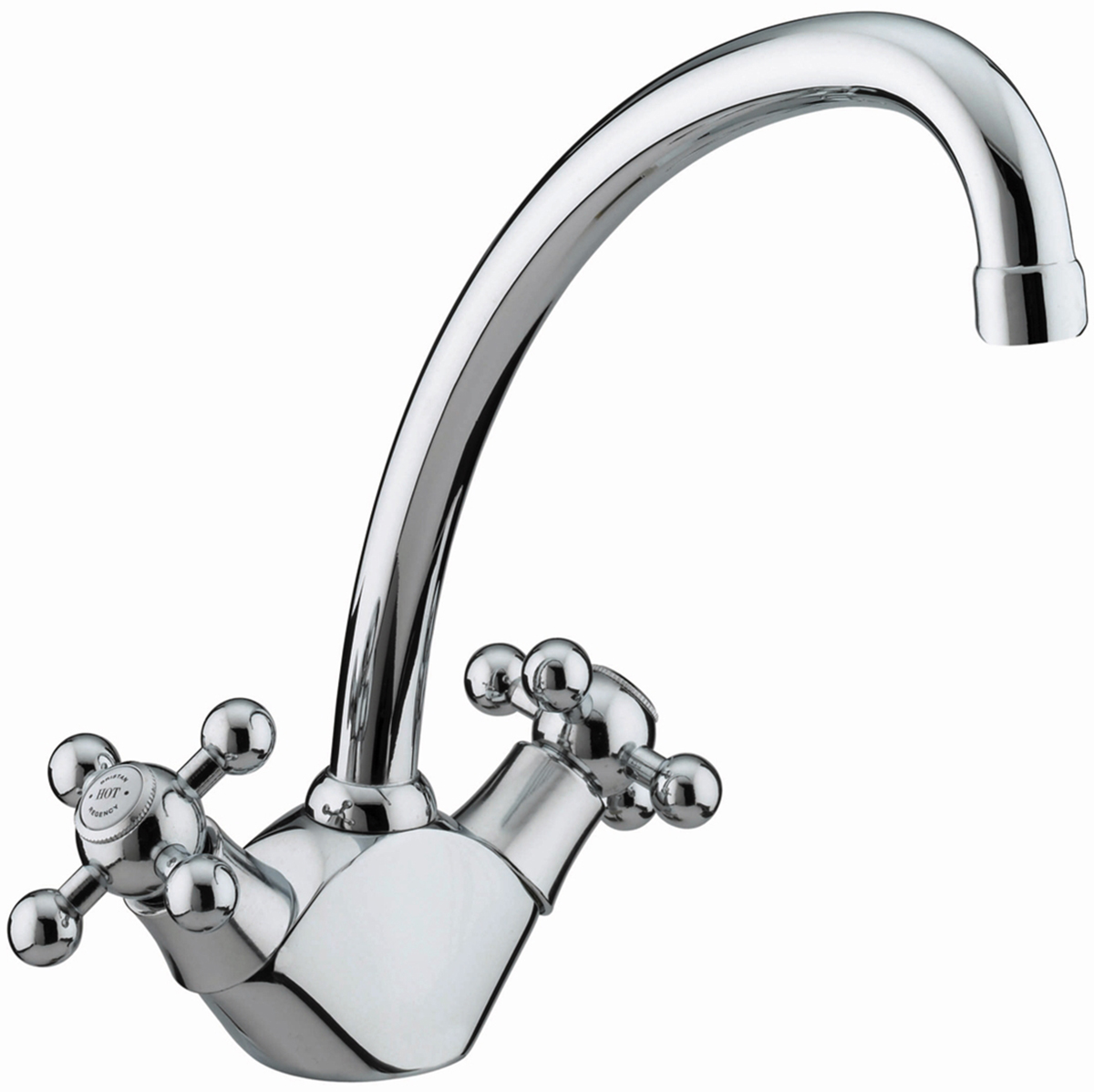 Regency Easyfit Sink Mixer Chrome | Kitchen Taps | Bristan