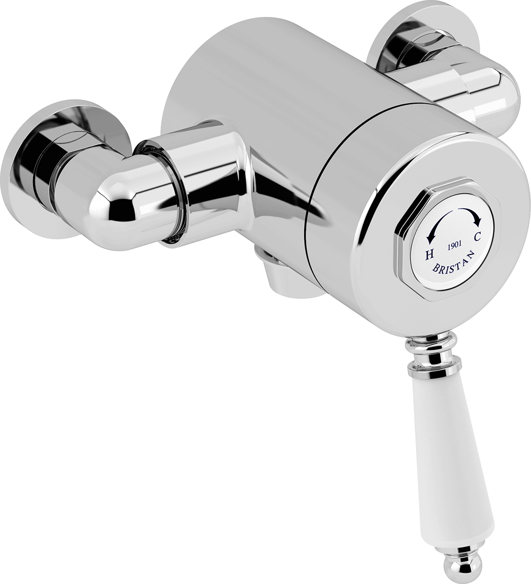 1901 Exposed Sequential Chrome Shower Valve | Bristan