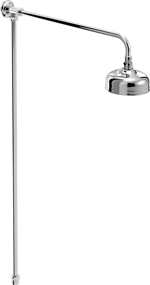 Traditional Rigid Riser Shower Kit in Chrome | Bristan